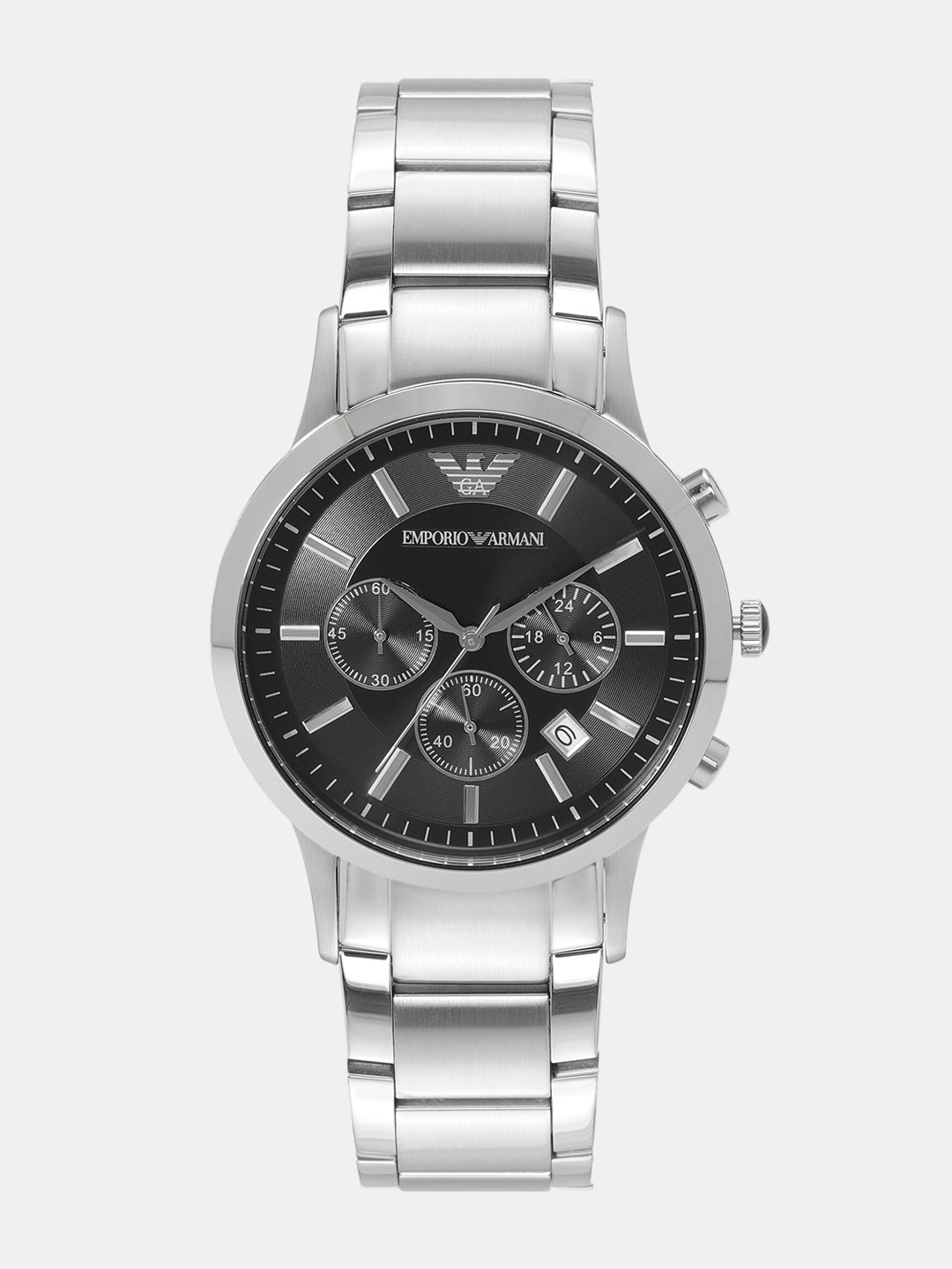 Buy Emporio Armani Men Black Analogue Watch AR2434 - Watches for Men ...