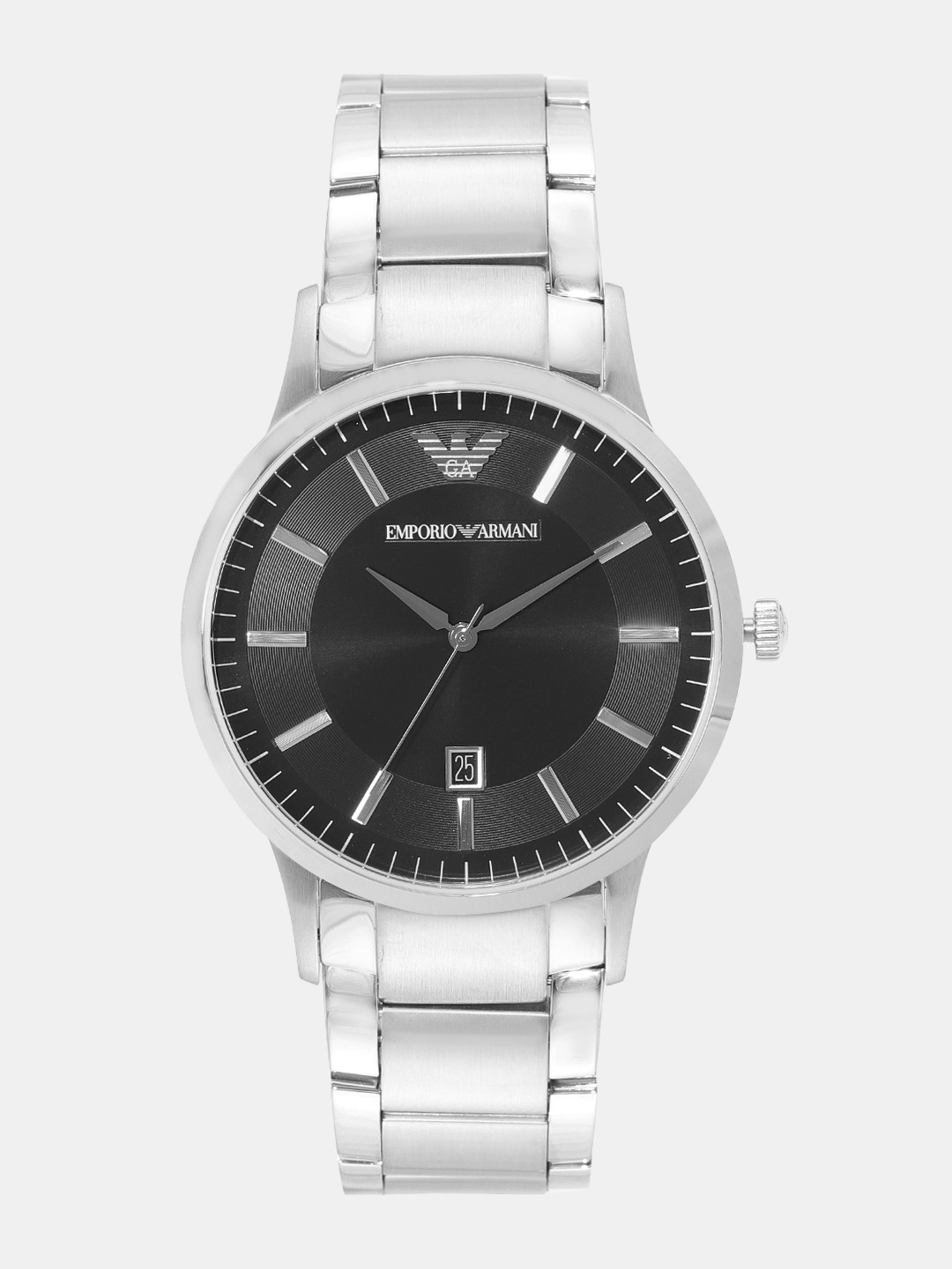 Buy Emporio Armani Men Black Analogue Watch AR2457_SOR - Watches for ...