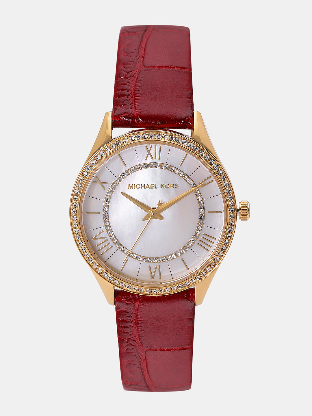 Buy Michael Kors LAURYN Women Silver Analogue Watch MK2756 - Watches ...