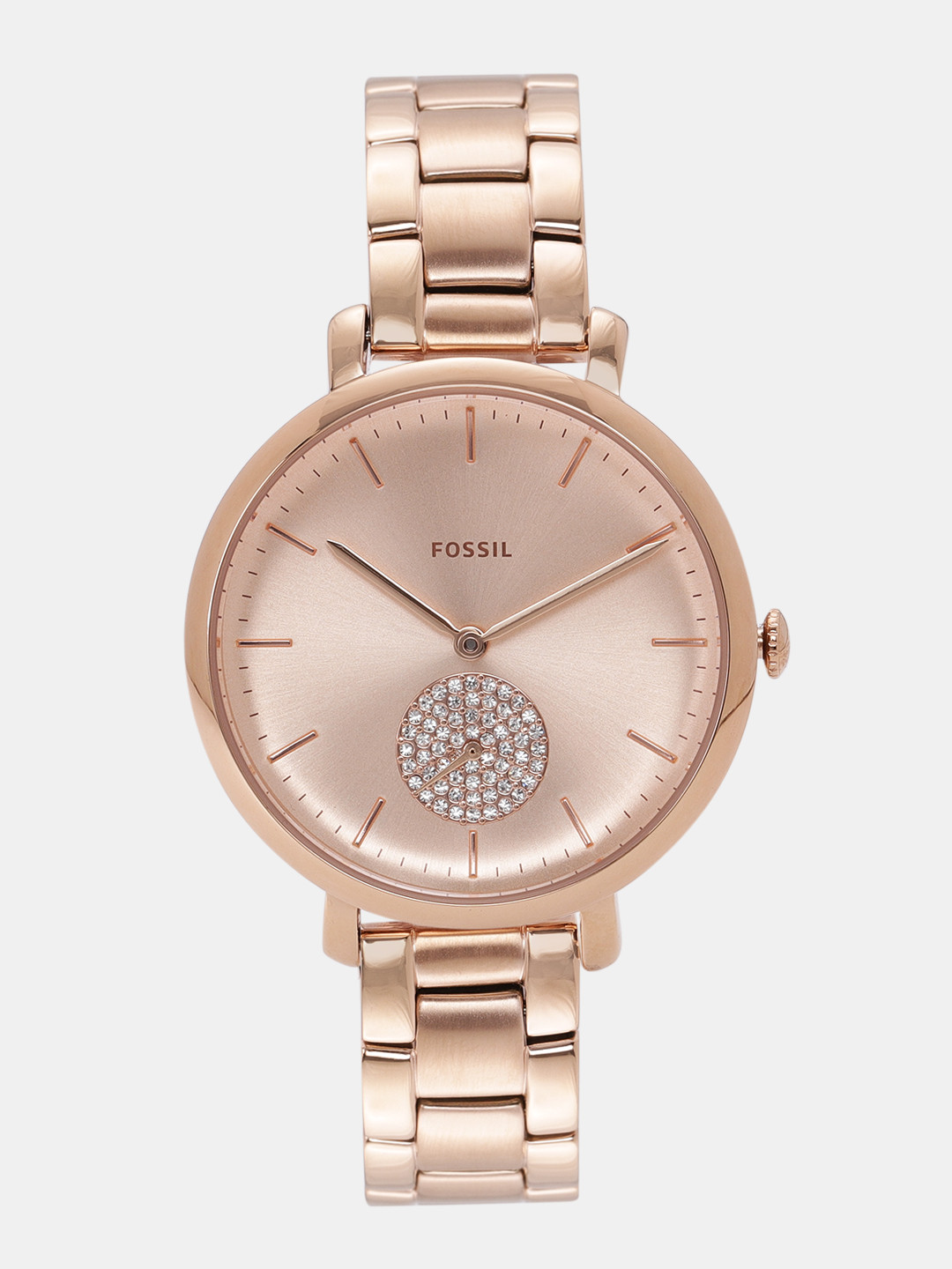 Buy Fossil Women Rose Gold Toned Analogue Watch ES4438I_SOR - Watches ...