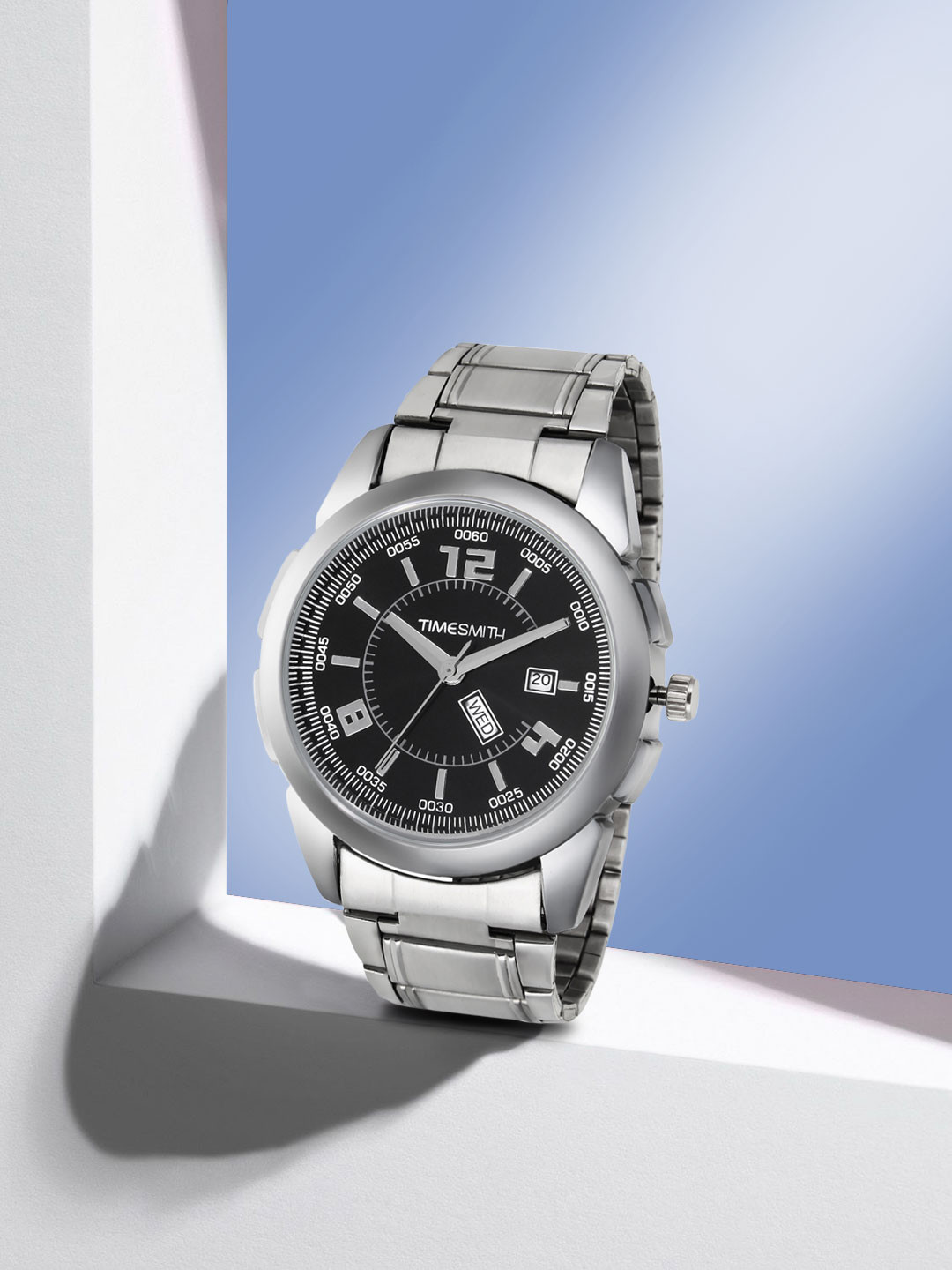 Buy TIMESMITH Men Black Analogue Watch TSC 008 - Watches for Men ...