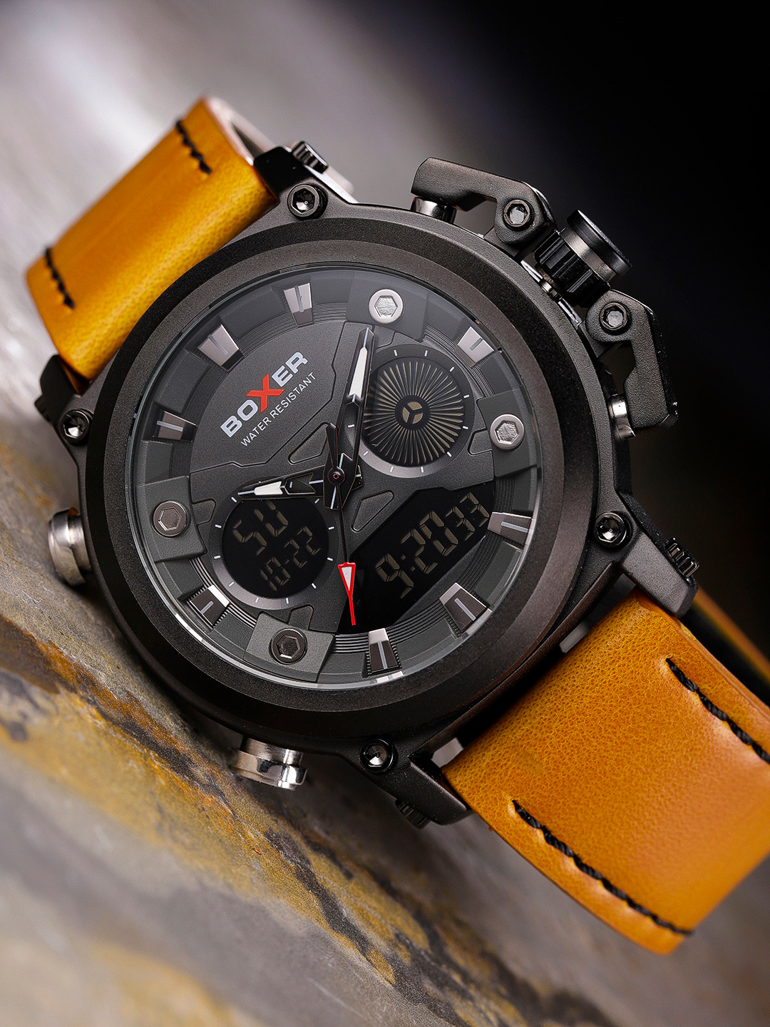 Buy BOXER Men Black Analogue And Digital Watch BXLBR021 - Watches for ...