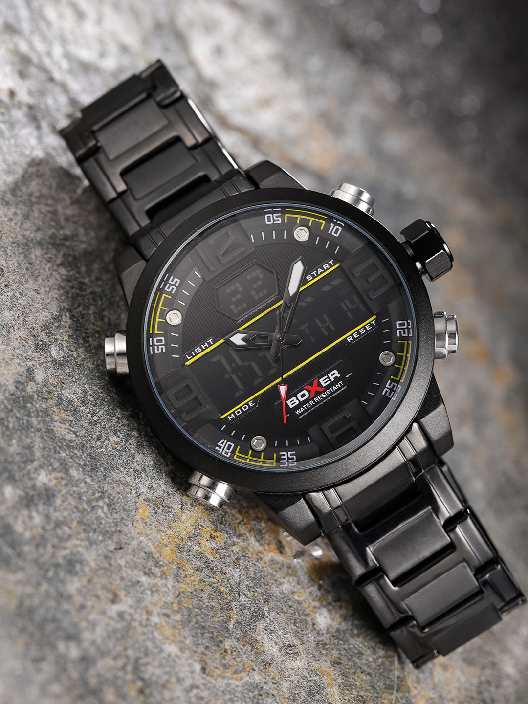 Buy BOXER Men Black Analogue And Digital Watch BXBK006 - Watches for ...