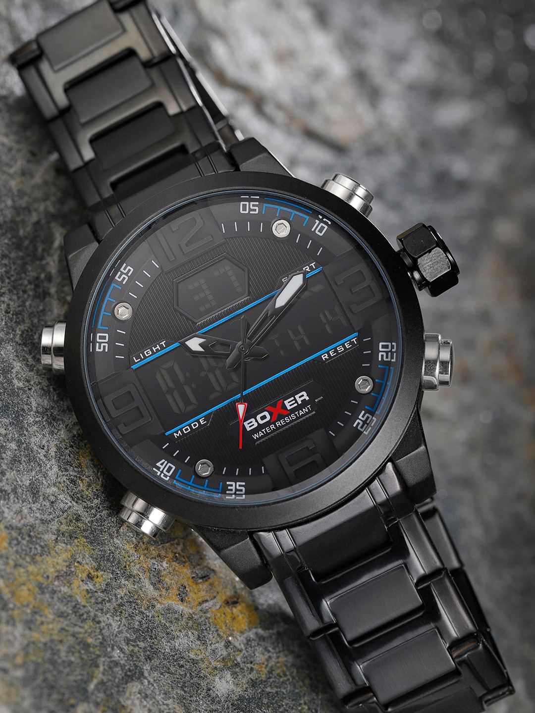 Buy BOXER Men Black Analogue And Digital Watch BXBK005 - Watches for ...