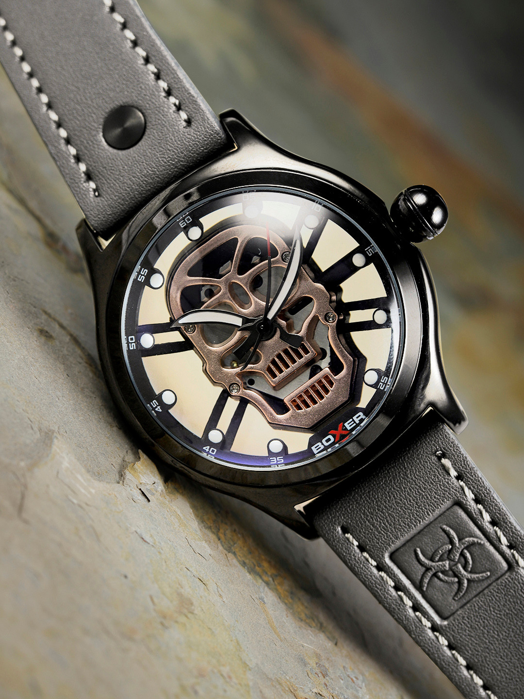 Buy BOXER Men Black Analogue Watch BXLGR023 - Watches for Men 9135309 ...