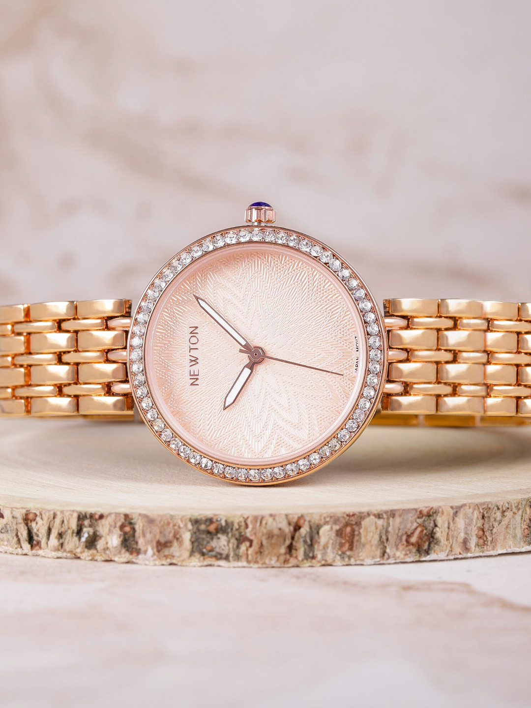 Buy Newton Women Peach Coloured Analogue Watch WPRG037 - Watches for ...