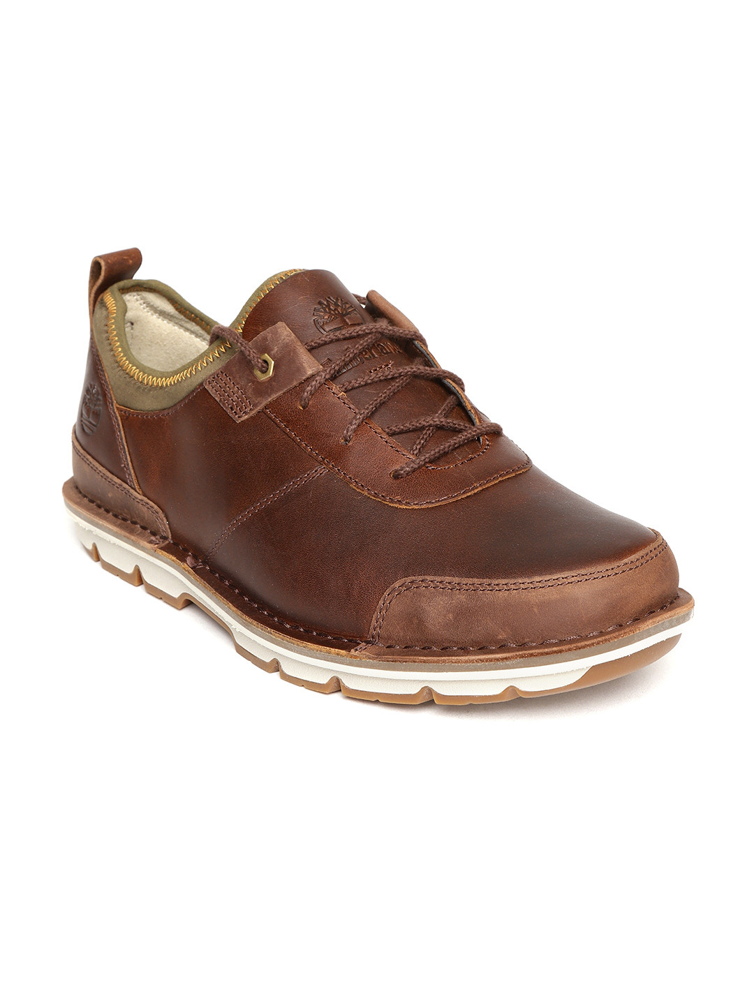 Buy Timberland Men Brown Coltin Sport Leather Sneakers - Casual Shoes ...