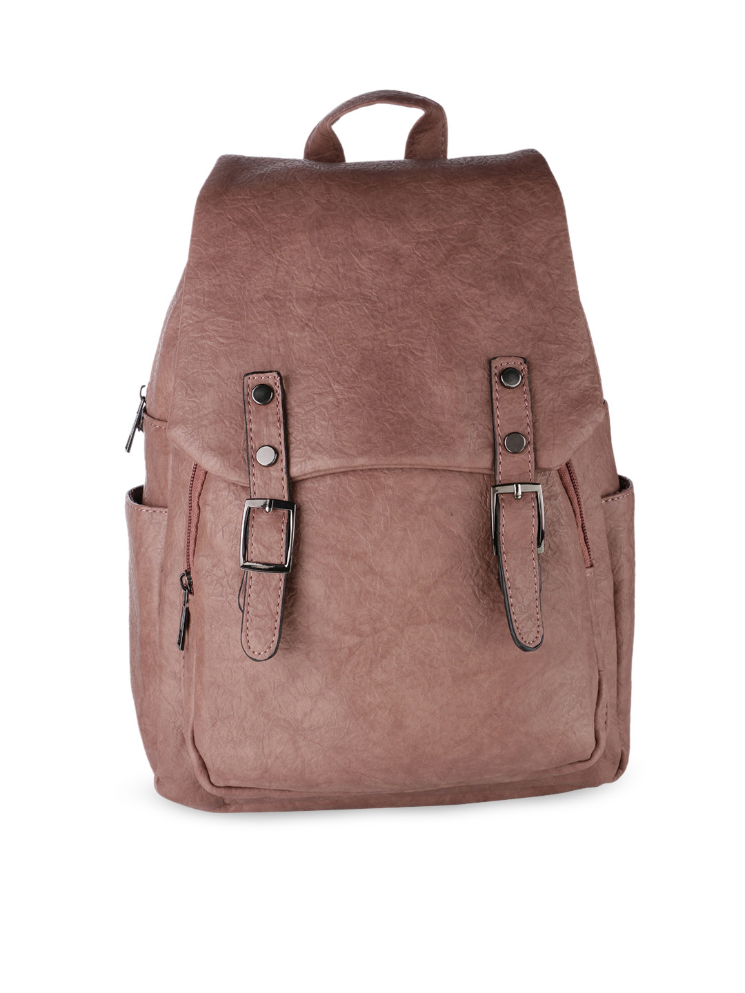 Buy Satchel Bags Women Pink Textured Backpack - Backpacks for Women ...