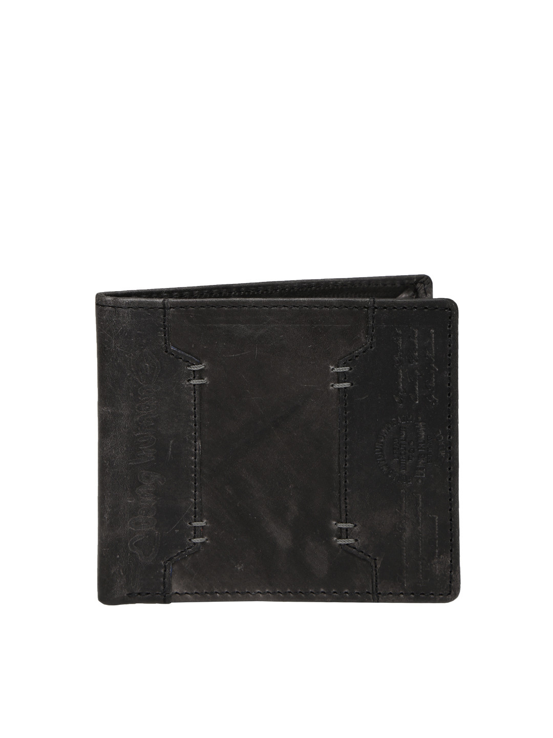 Buy Being Human Black Leather Wallet - Wallets for Men 917110 | Myntra