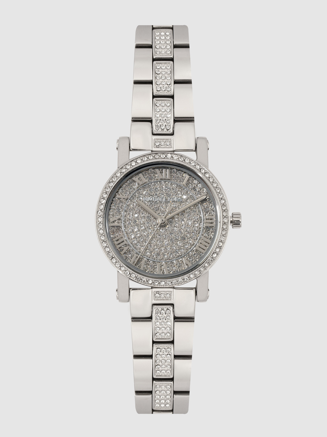 Buy Michael Kors PETITE NOR Women Silver Analogue Watch MK3775 ...