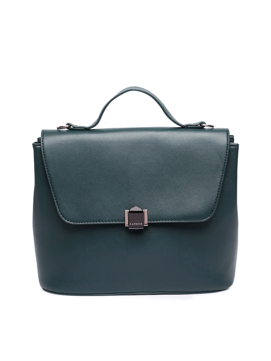 Buy Caprese Green Solid Satchel - Handbags for Women 9204359 | Myntra