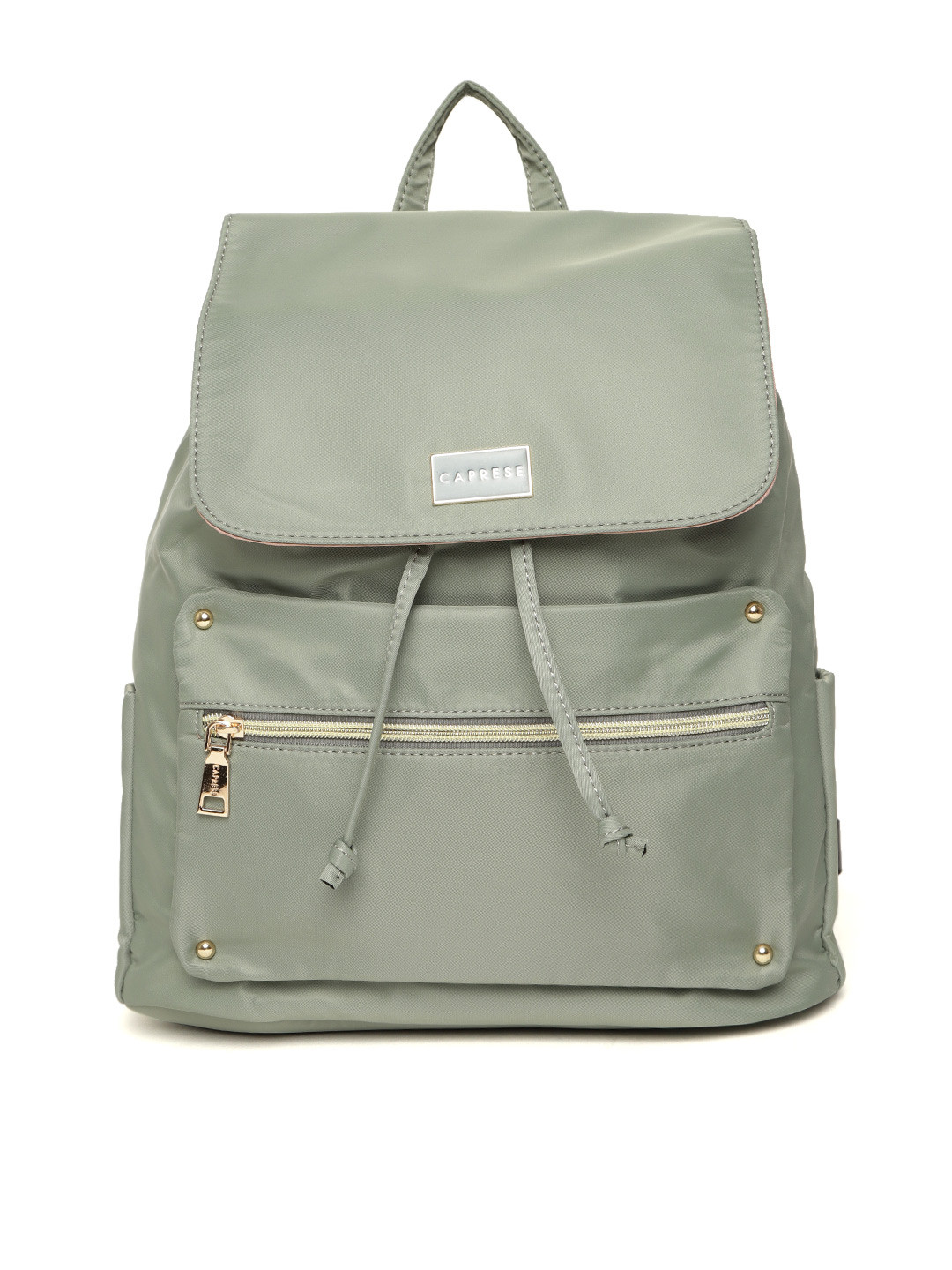 Buy Caprese Women Olive Green Solid Backpack - Backpacks for Women ...