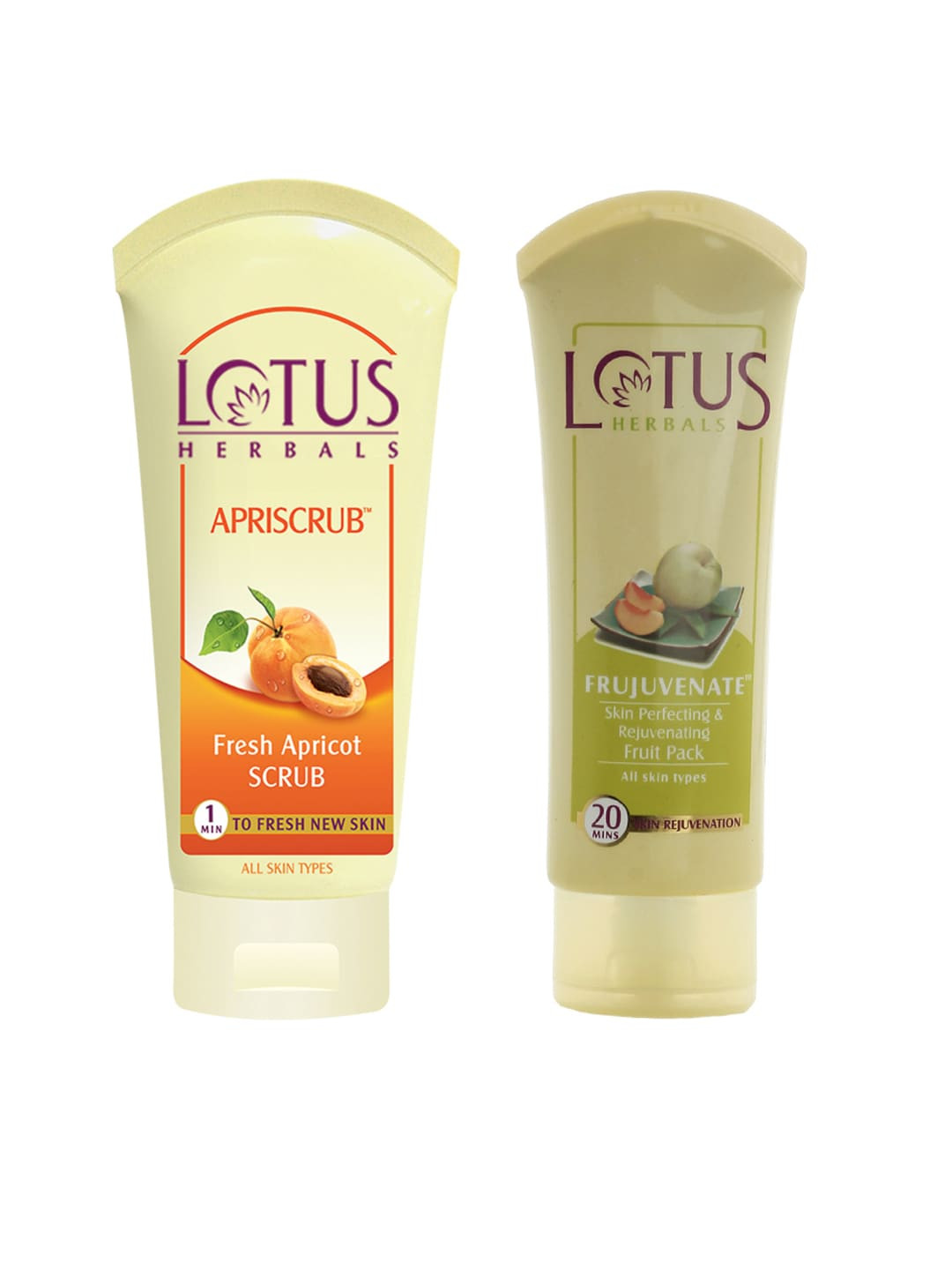 Buy Lotus Herbals Sustainable Set Of Face Pack Scrub - Mask And Peel ...