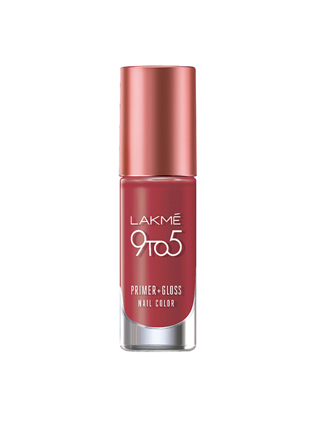 Buy Lakme 9 To 5 Primer + Gloss Nail Colour Ruby Rush - Nail Polish for ...