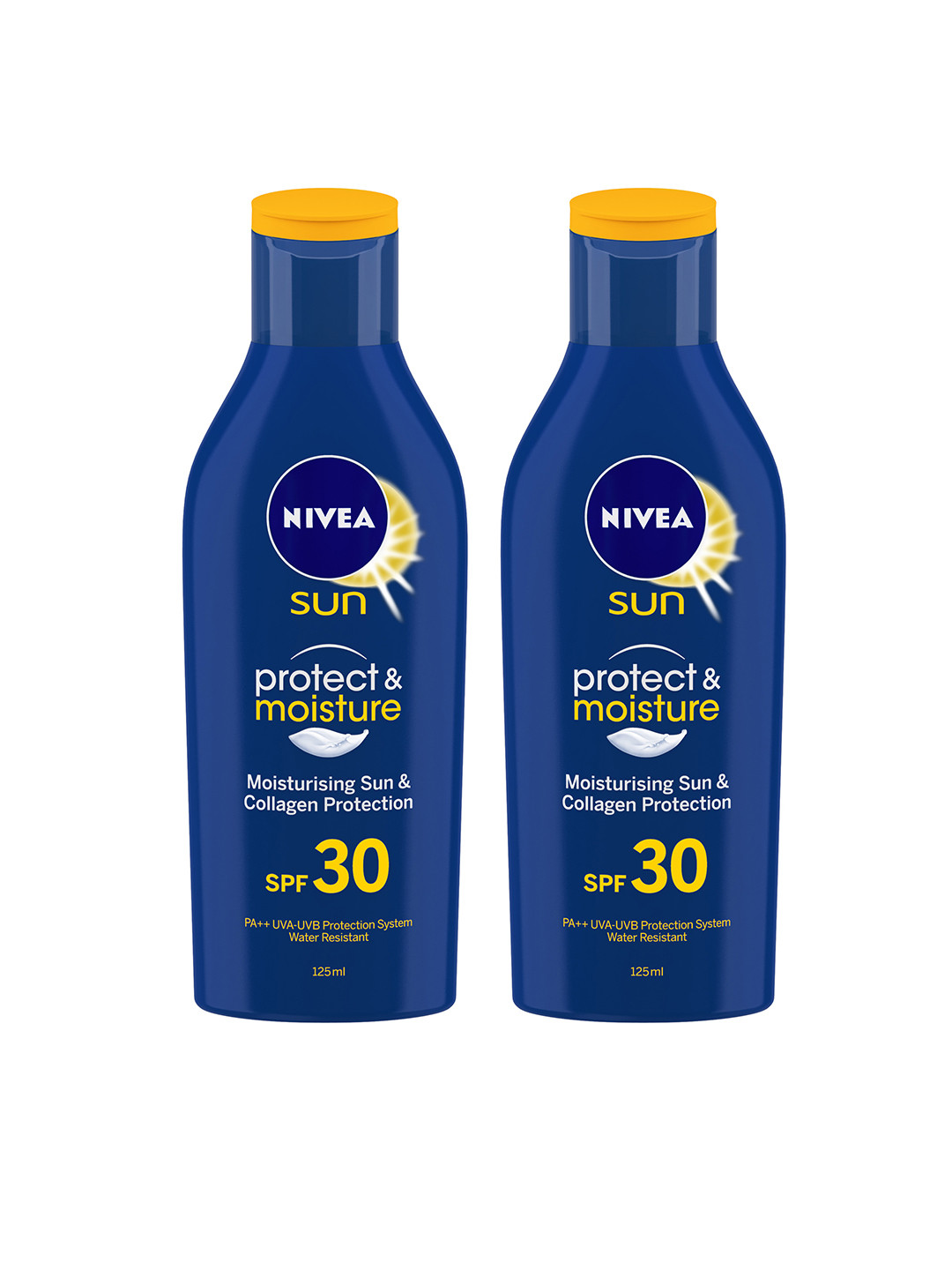 Buy Nivea Set Of 2 Sun Protect Moisturizing Sunscreen SPF 30 125 Ml ...