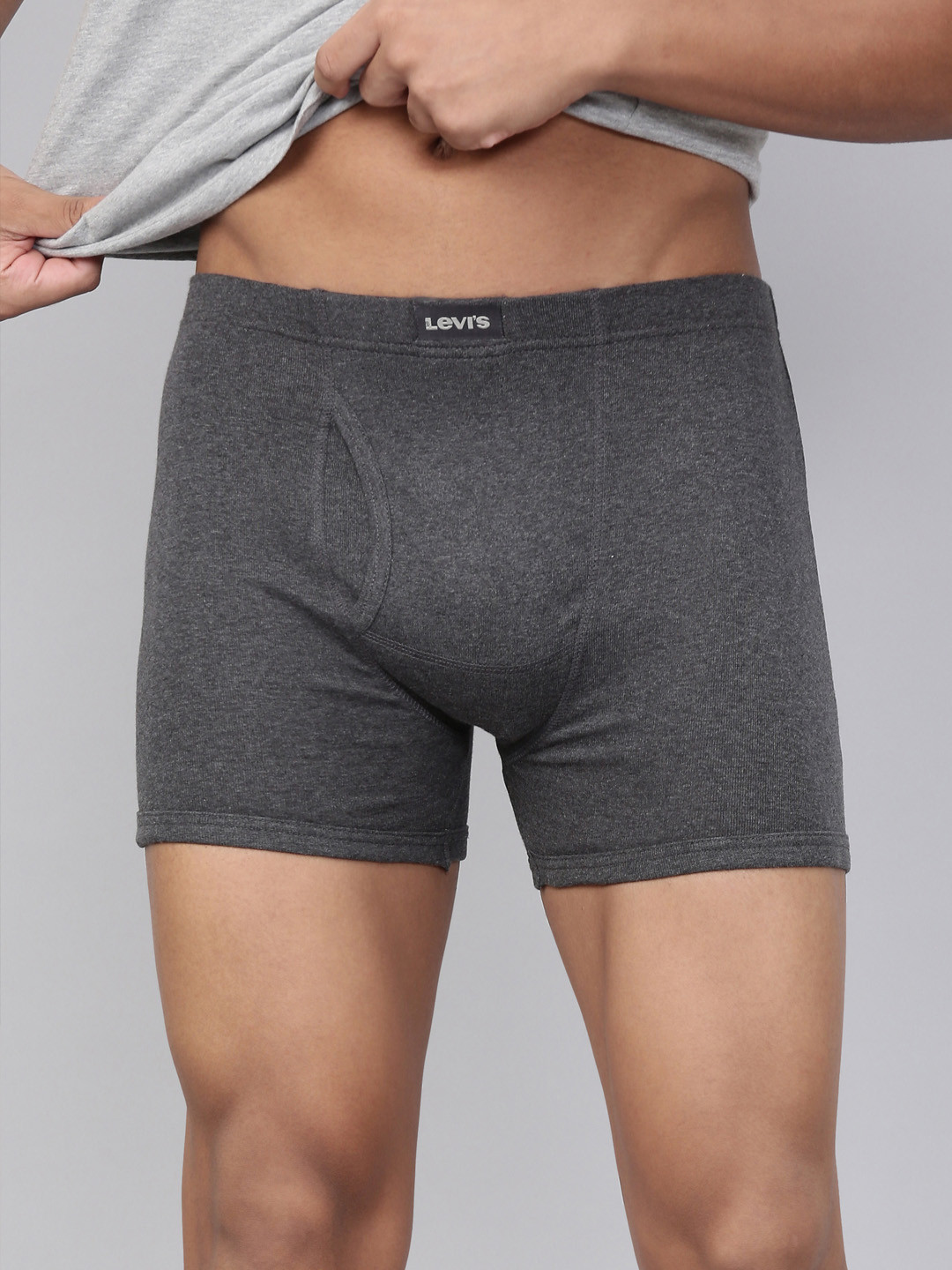 Buy Levis Men Pure Cotton Long Length Trunk With Ultrasoft Waistband ...