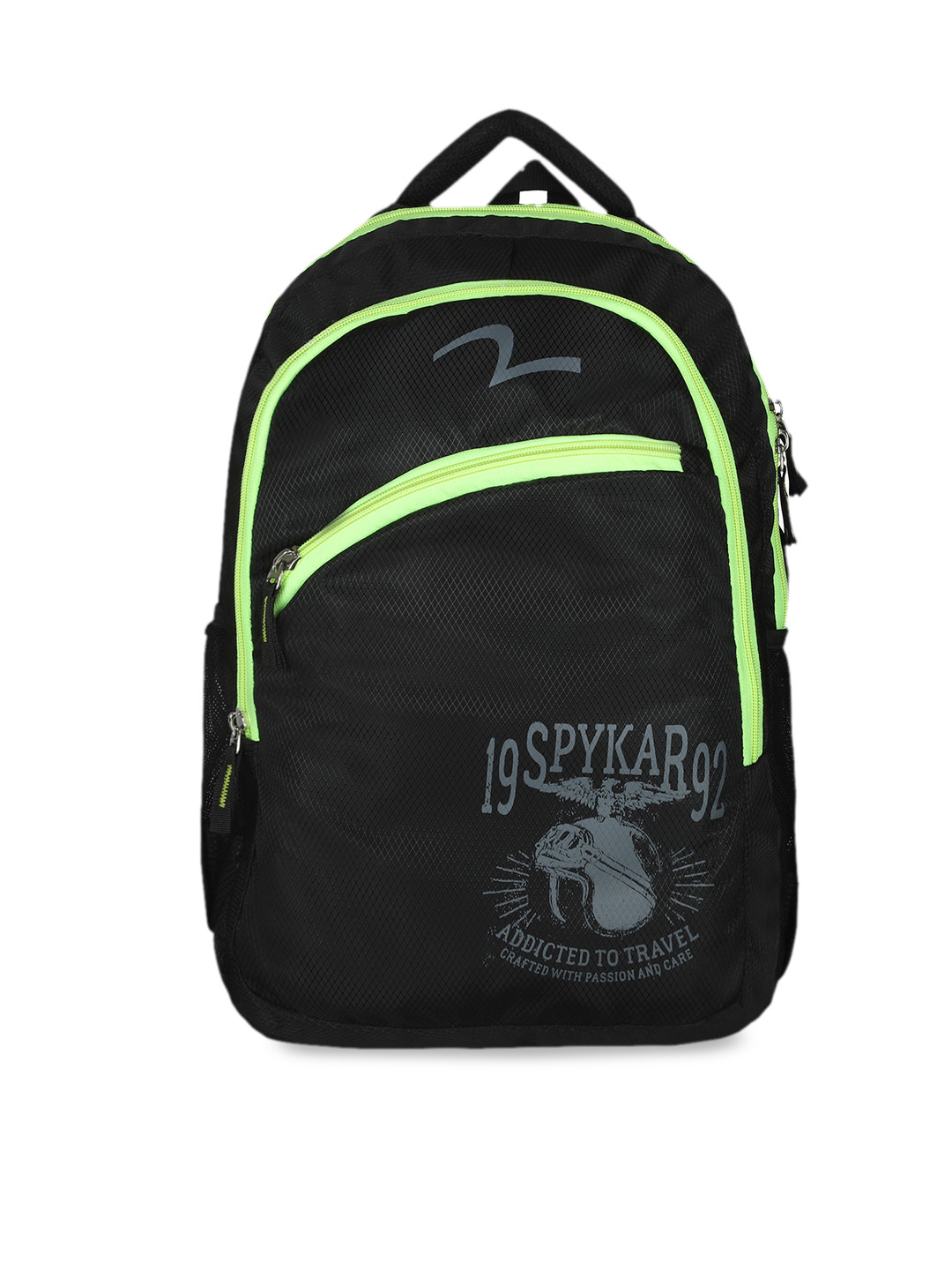 Buy SPYKAR Men Black Solid Backpack - Backpacks for Men 9269023 | Myntra