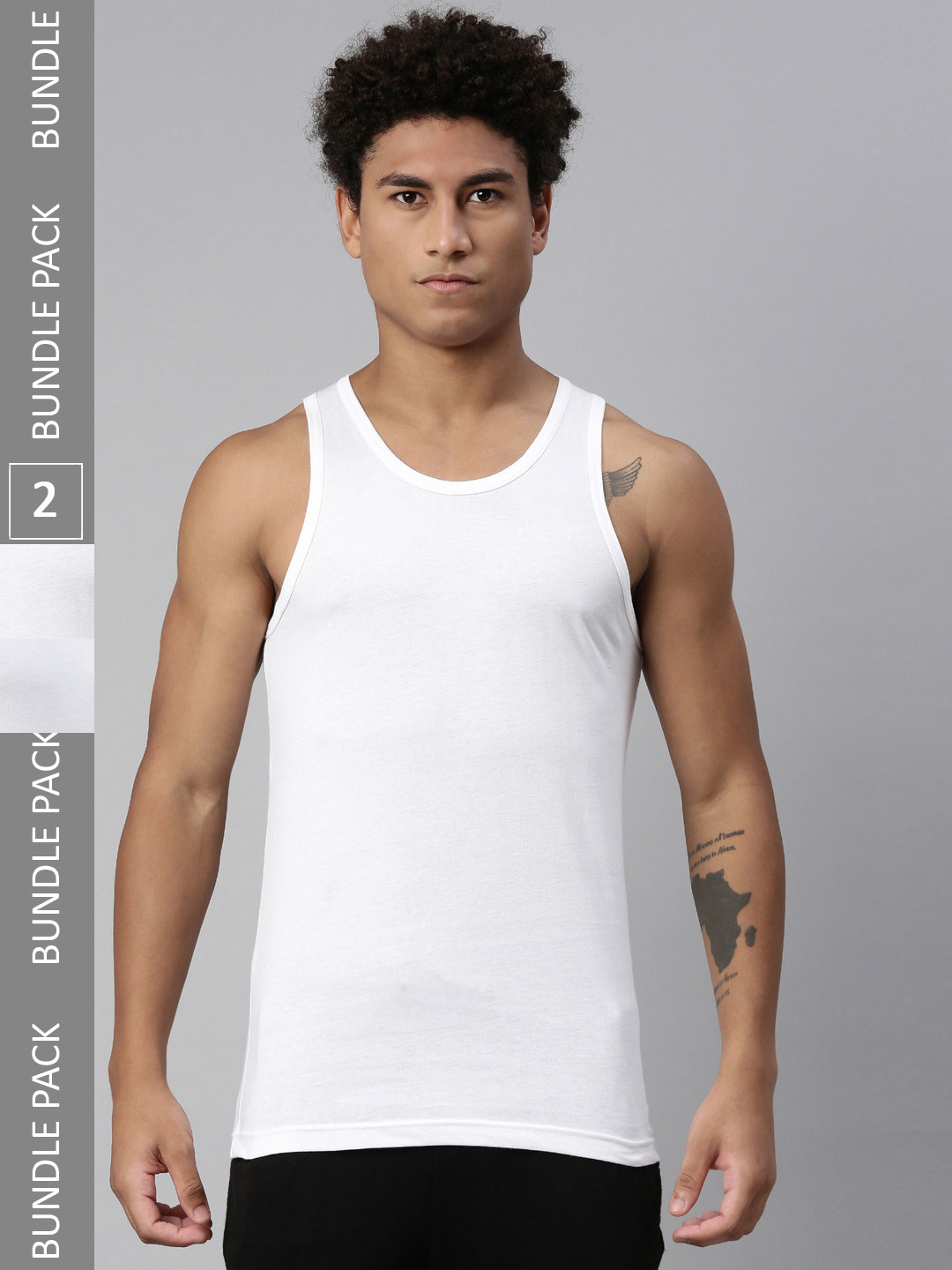 Buy Levis Men Pack Of 2 Smartskin Technology Cotton Classic Vest With ...