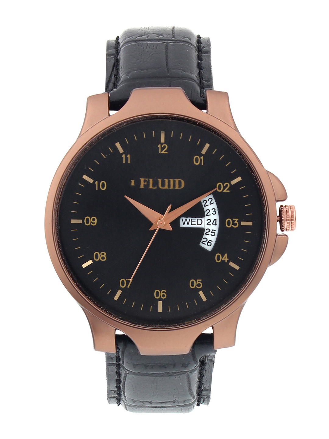 Buy FLUID Men Black Analogue Watch FL 719 BK01 - Watches for Men ...