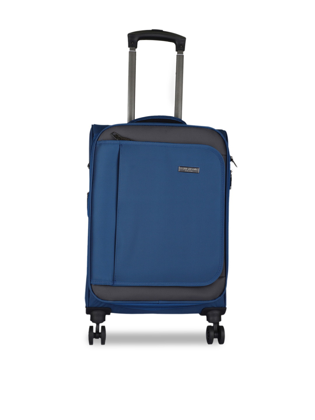 Buy Kenneth Cole Navy Blue Solid Cabin Trolley Bag - Trolley Bag for ...