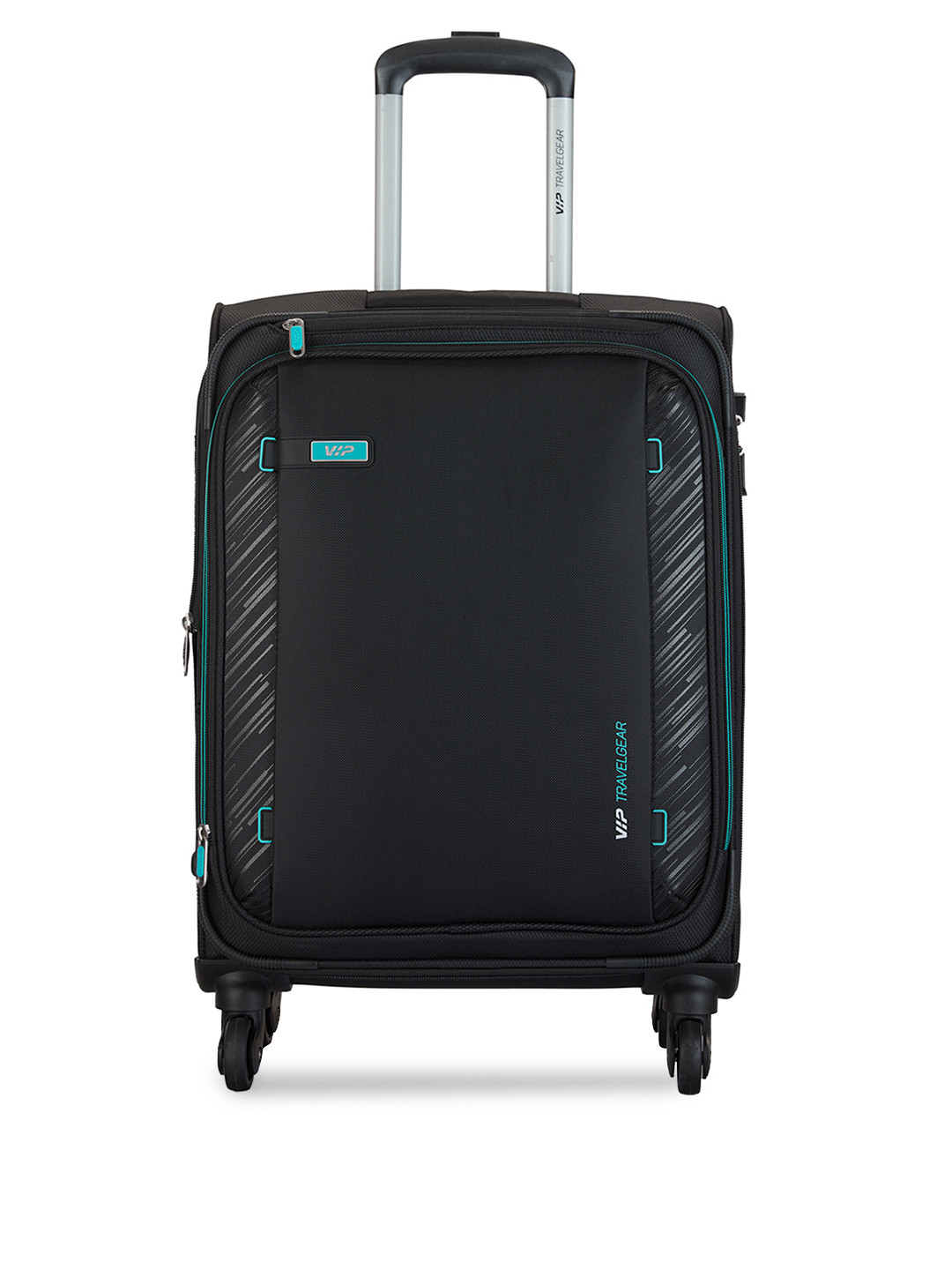 Buy VIP Unisex Black Solid Cabin Trolley Bag - Trolley Bag for Unisex ...