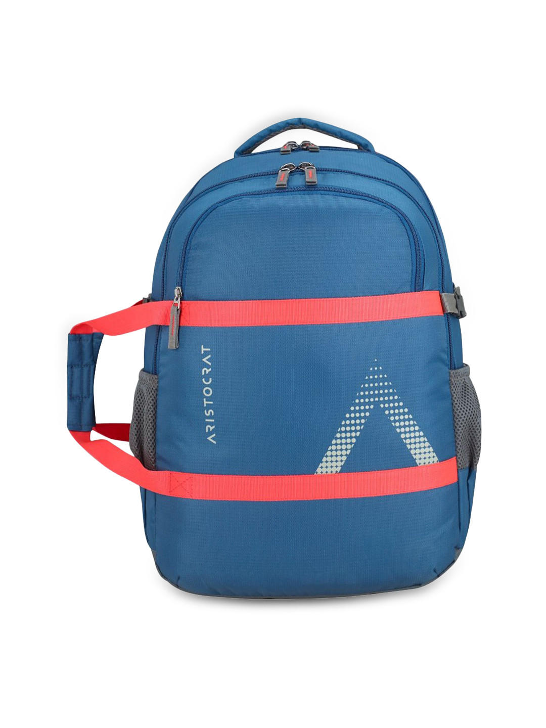 Buy Aristocrat Unisex Blue Solid Backpack - Backpacks for Unisex ...