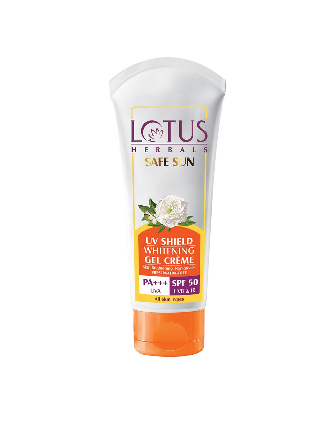Buy Lotus Herbals Safe Sun UV Shield SPF 50 Whitening Gel Sunscreen 50 ...