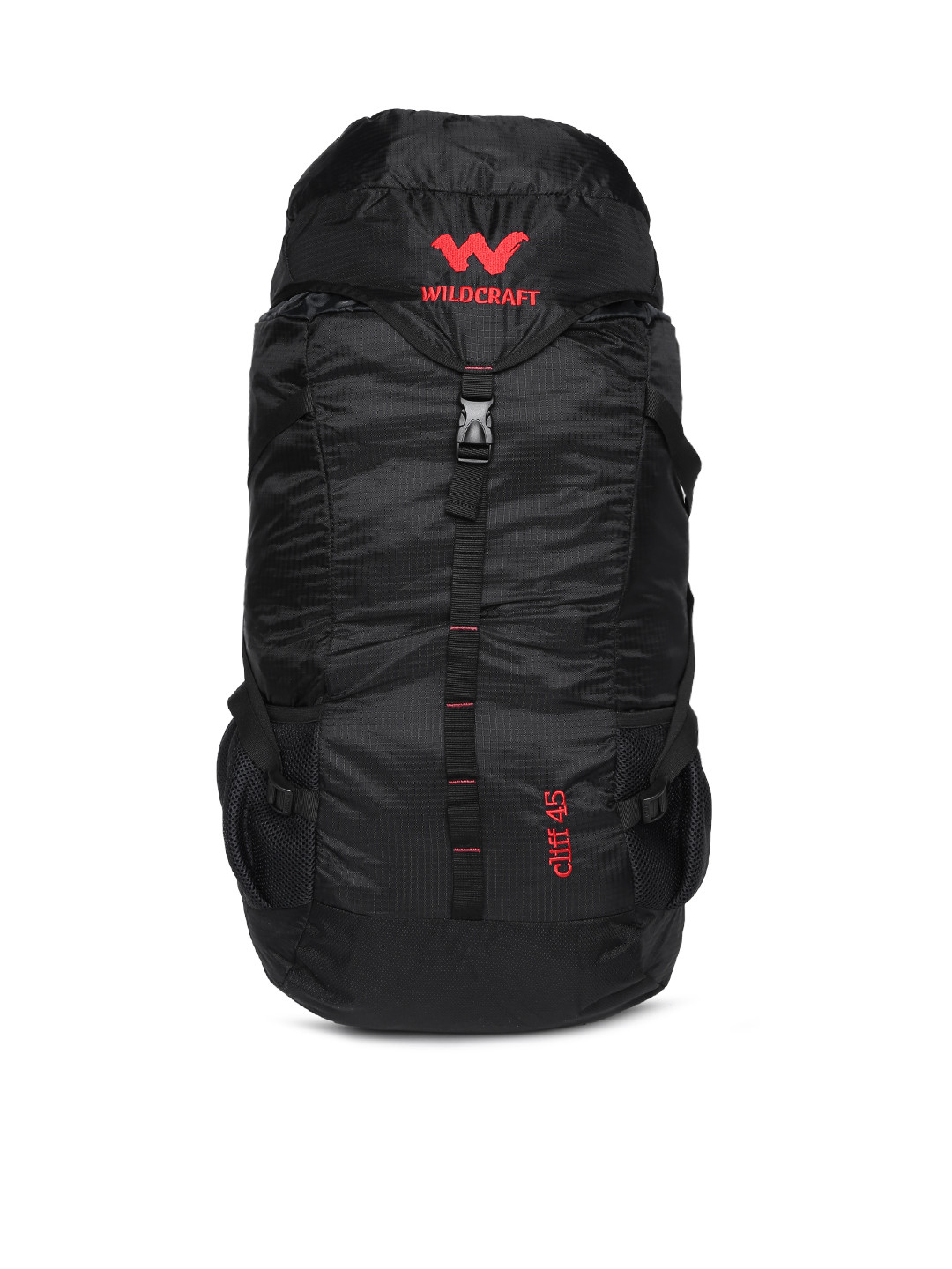 Buy Wildcraft Unisex Black Cliff 45 Rucksack - Rucksacks for Unisex ...