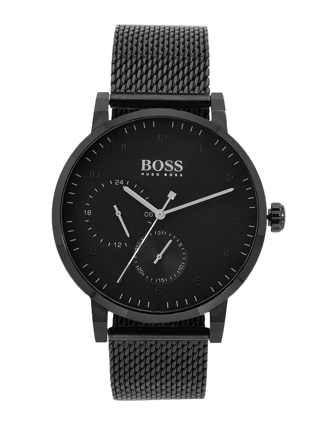 Buy Hugo Boss Modern Men Black Analogue Watch 1513636 - Watches for Men ...