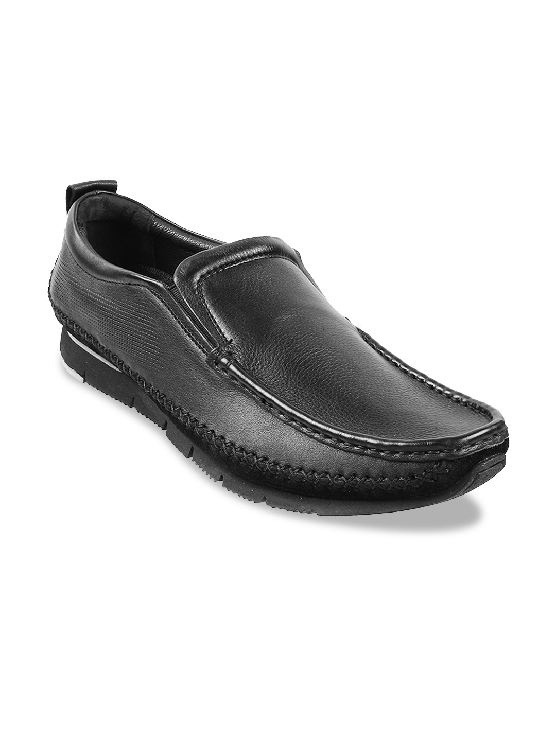Buy Metro Men Black Loafers - Casual Shoes for Men 9450347 | Myntra