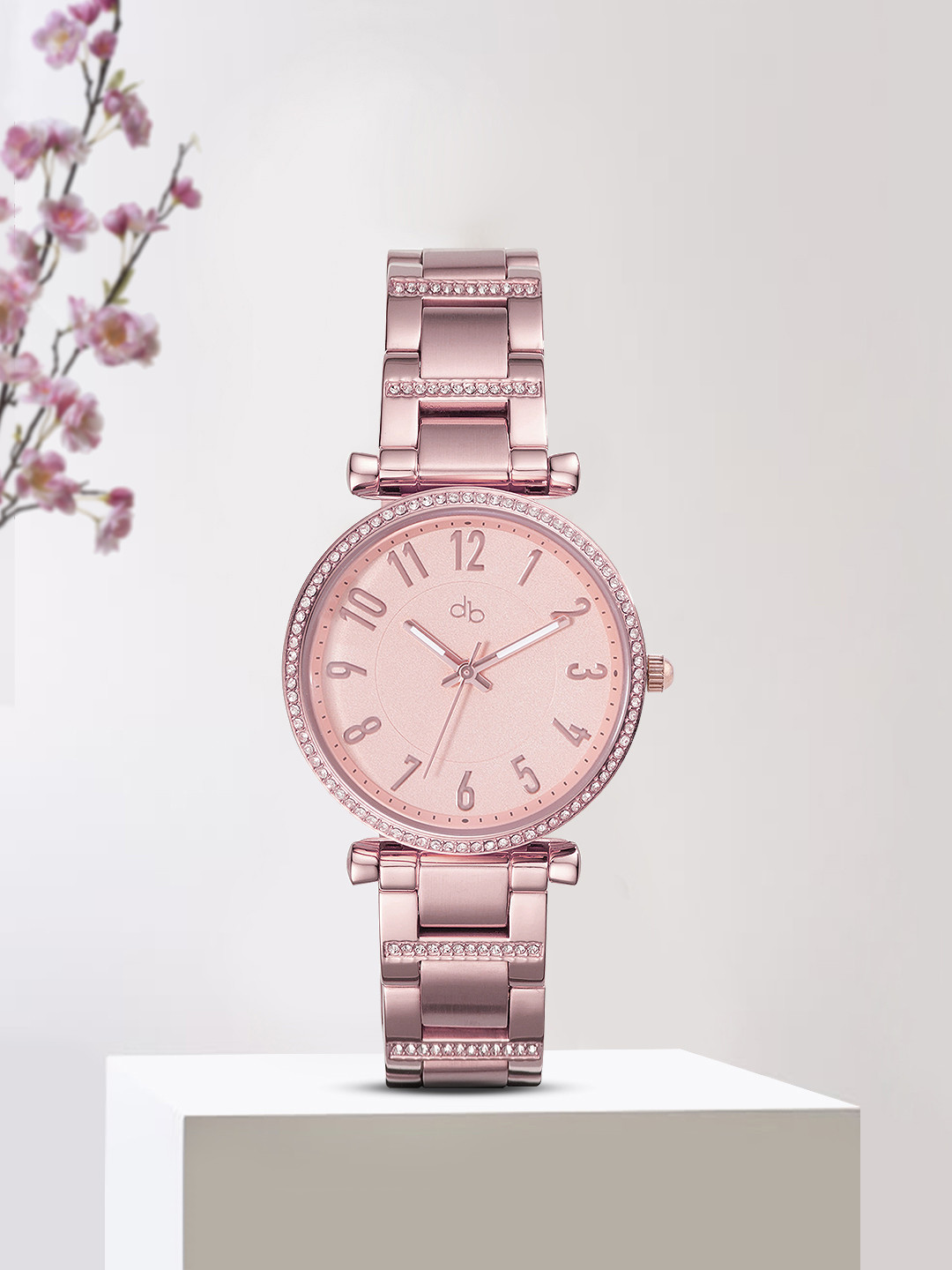 Buy DressBerry Women Peach Coloured Analogue Watch MFB PN WTH 6279L ...