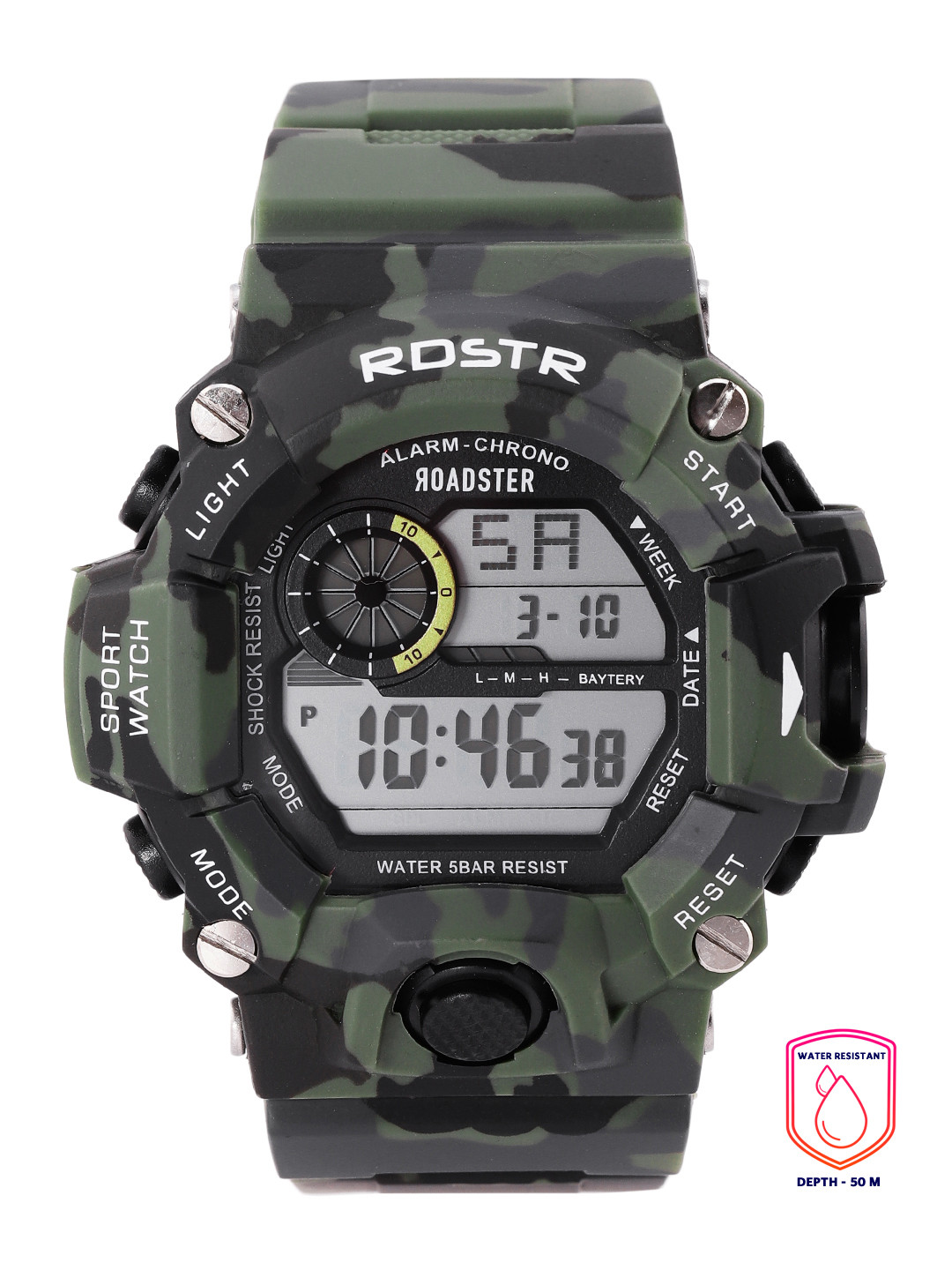 Buy Roadster Men Grey Dial Analogue And Digital Multi Function Watch ...