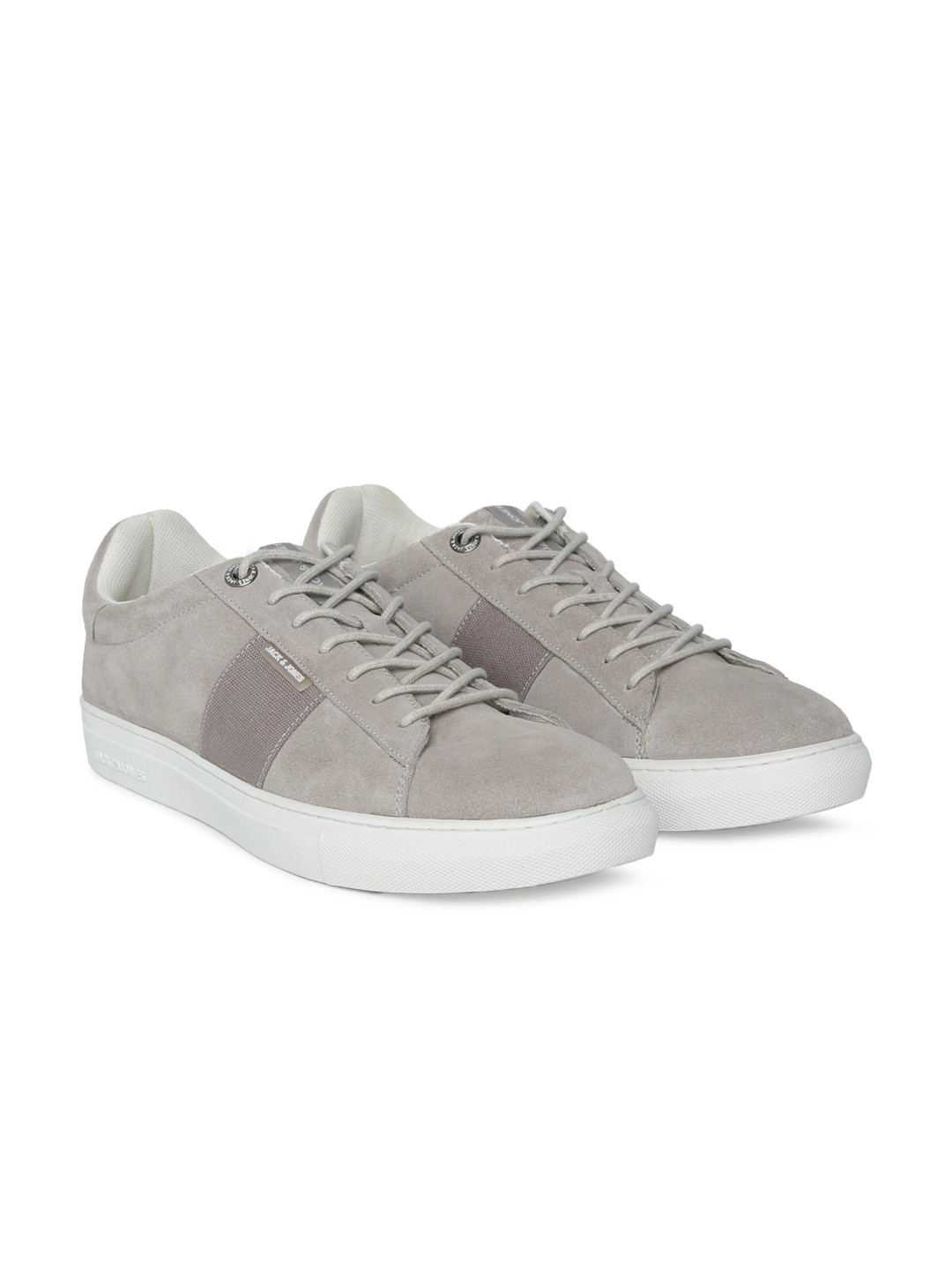 Buy Jack & Jones Men Grey Suede Sneakers - Casual Shoes for Men 9475279 ...