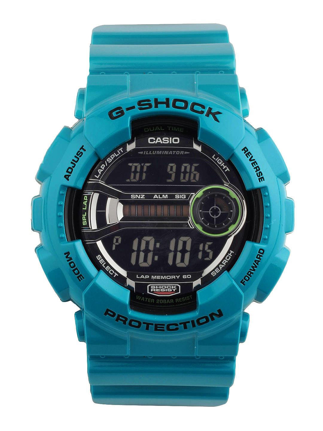 Buy Casio G Shock Men Blue Digital Watches (G407) GD 110 2DR - Watches ...