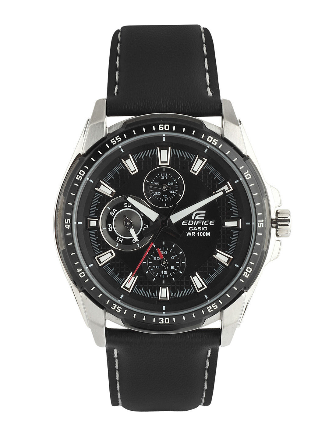 Buy CASIO Edifice Black Dial Chronograph Watch ED447 - Watches for Men ...