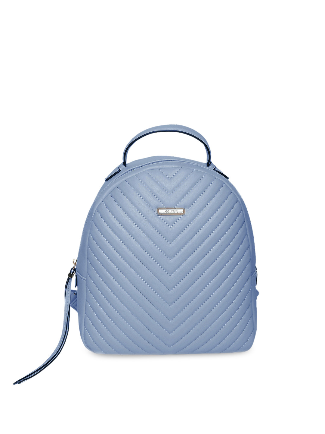 Buy ALDO Women Blue Textured Backpack - Backpacks for Women 9570089 ...