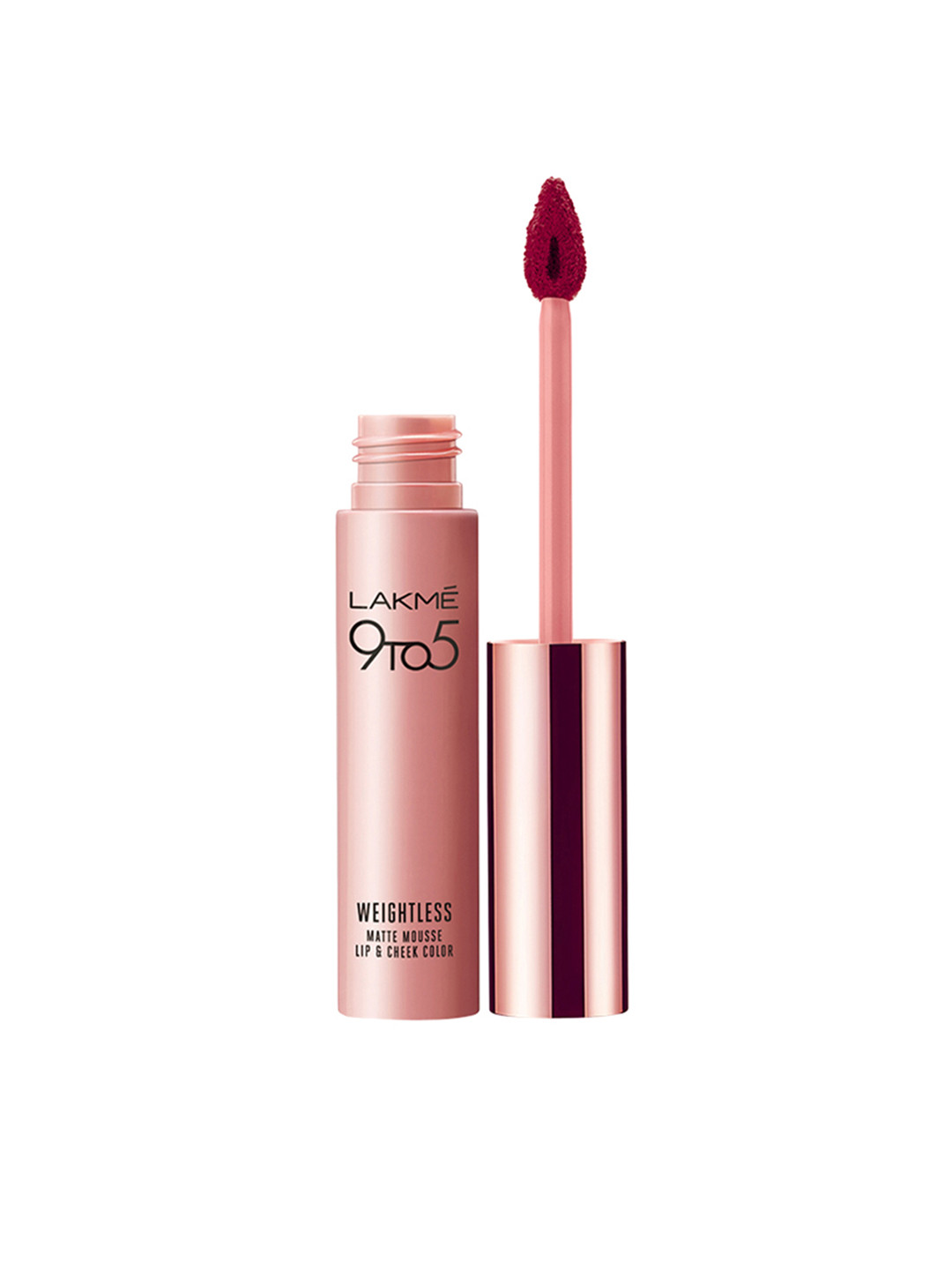 Buy Lakme 9to5 Weightless Mousse Lip & Cheek Color Lipstick Rosy Plum ...