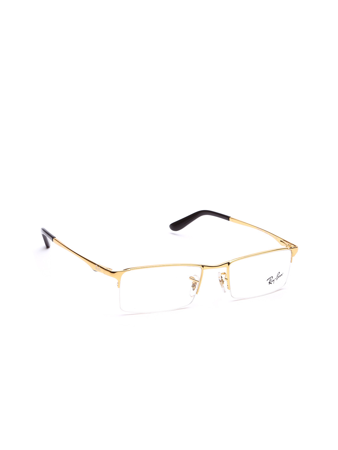 Buy RAY BAN Men Rectangle Gold Colour Frames 0RX6304I250052 - Frames ...
