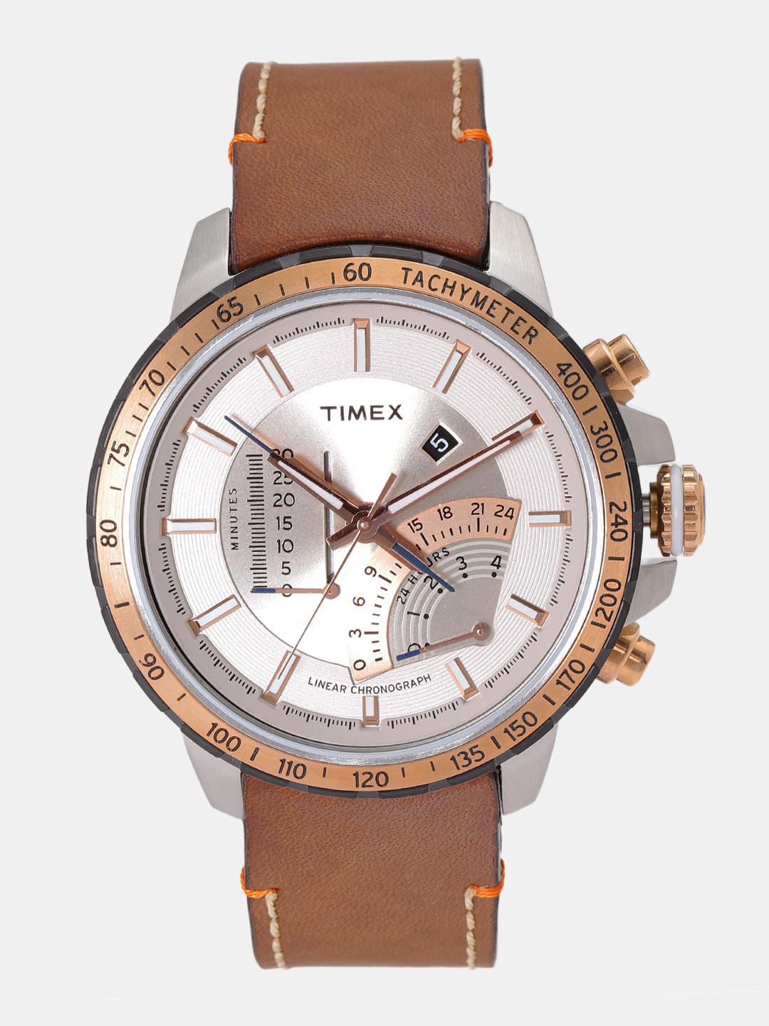 Buy Timex Men Silver Toned Chronograph Watch TWEG16203 - Watches for ...