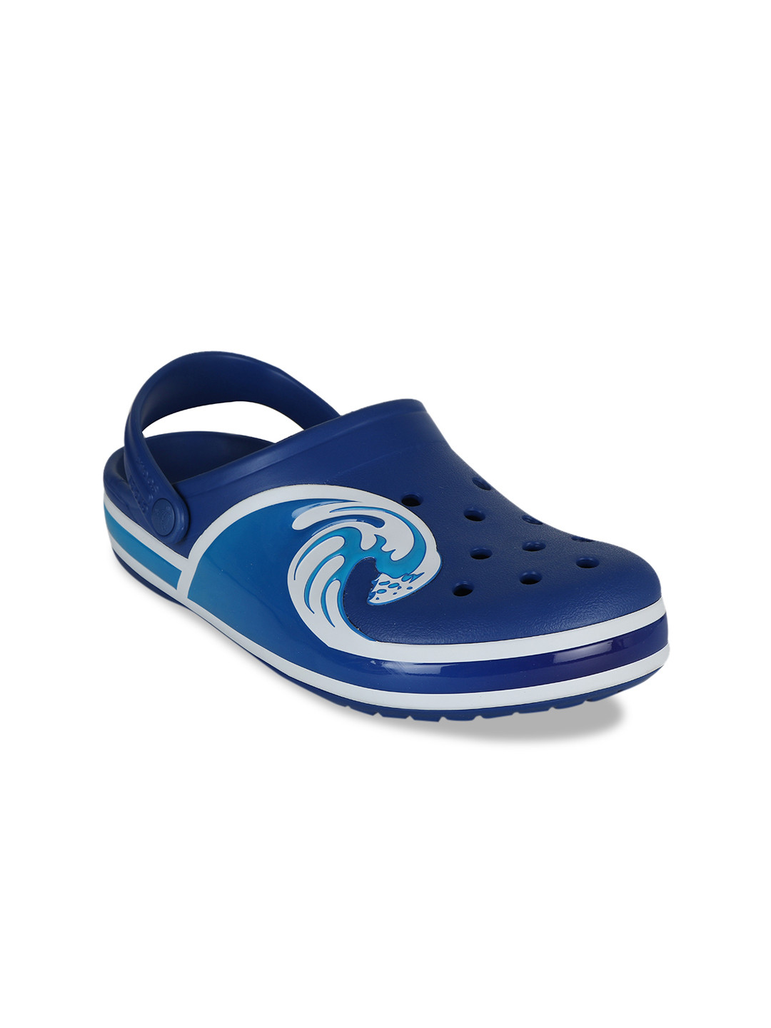 Buy Crocs Men Blue Printed Sandals - Sandals for Men 9648855 | Myntra