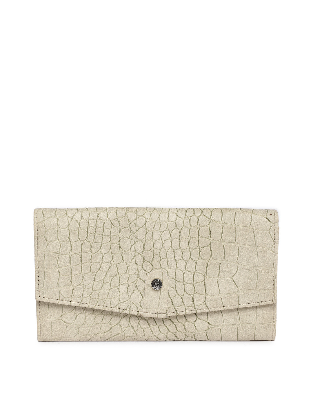 Buy Baggit Women Beige Textured Two Fold Wallet - Wallets for Women ...