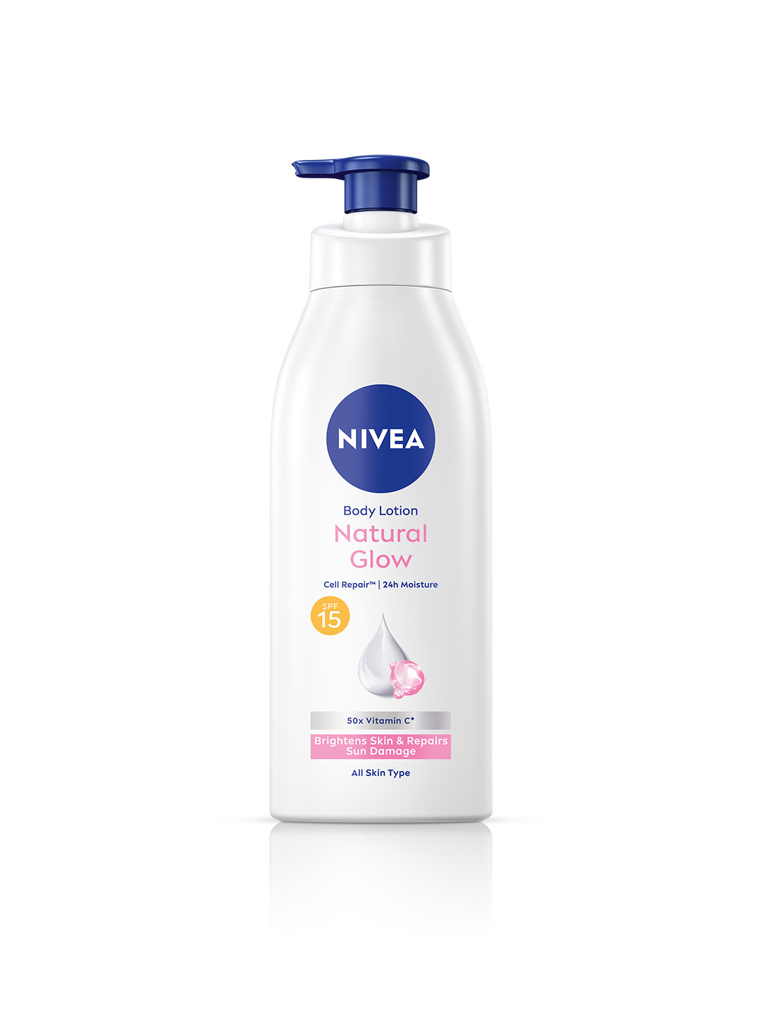 Buy Nivea Natural Glow SPF15 Body Lotion With UVA UVB Filters & 24Hr ...
