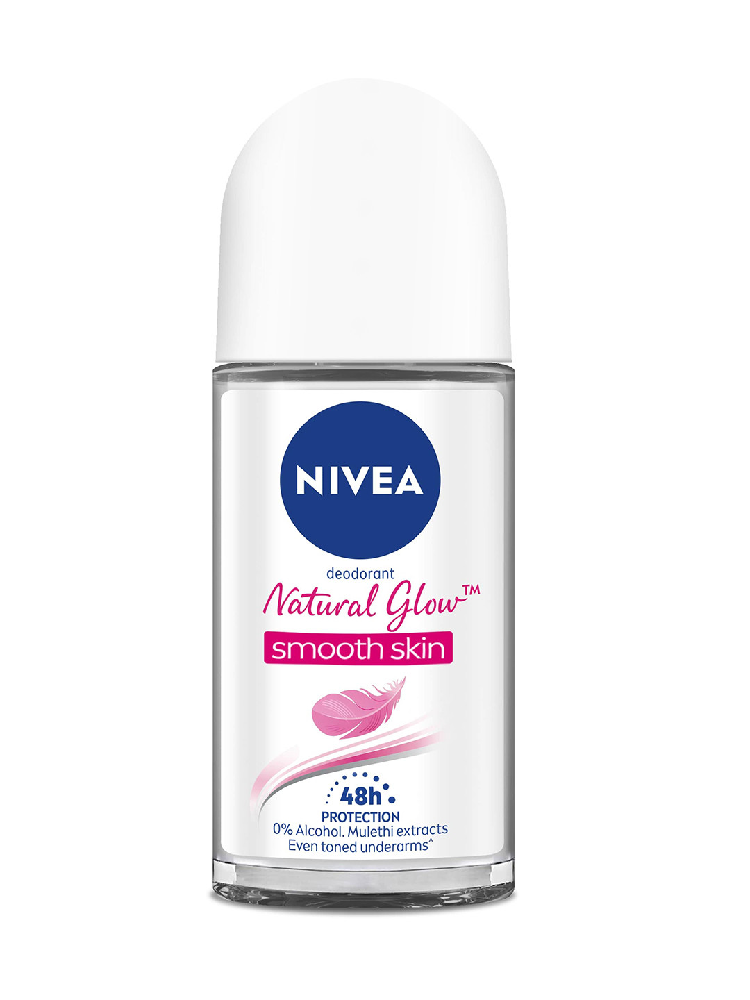 Buy NIVEA Women Natural Glow Smooth Skin 48h Protection Deodorant Roll ...