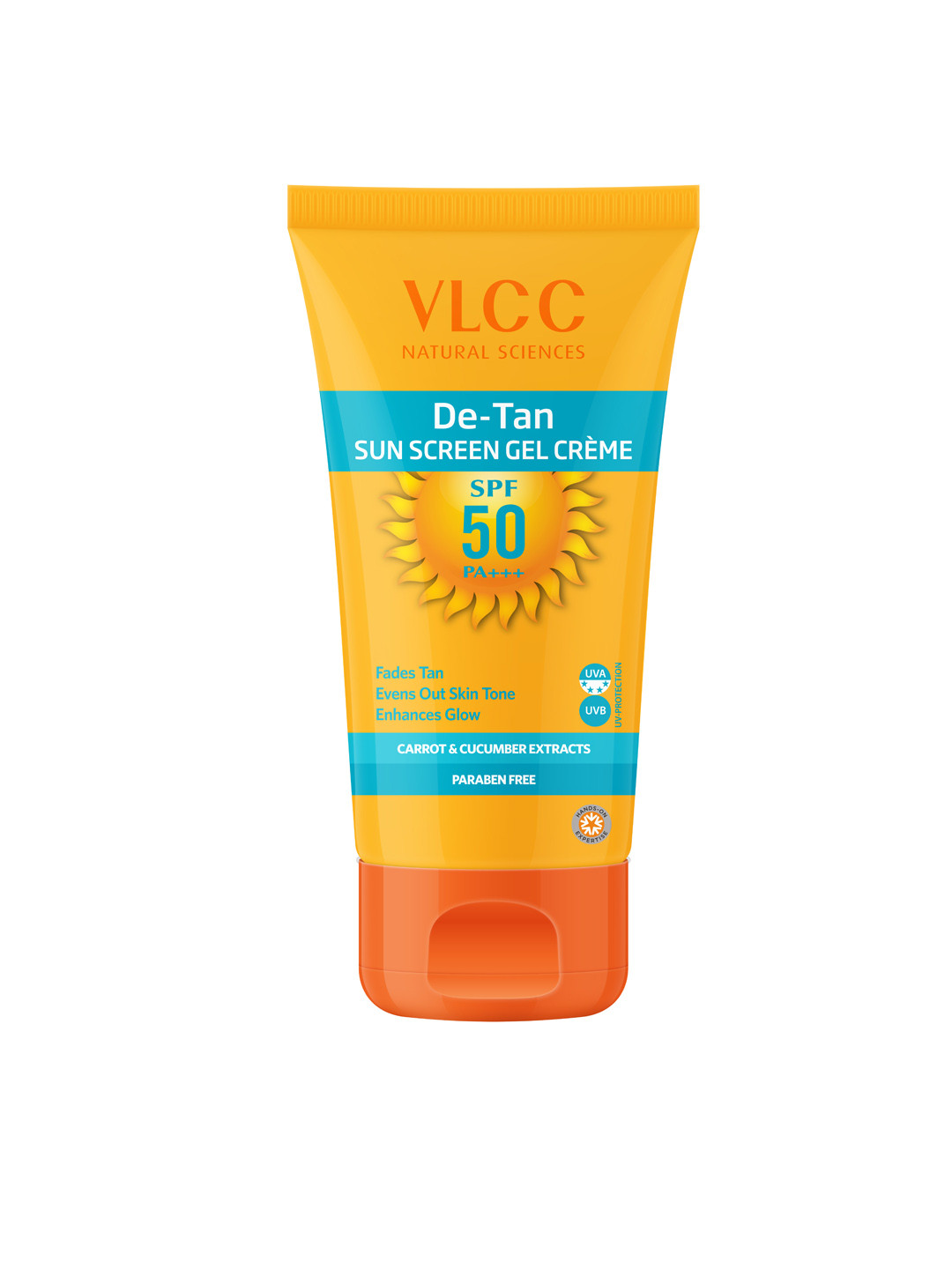 Buy VLCC De Tan SPF 50 Sunscreen Gel Creme With Carrot & Cucumber ...