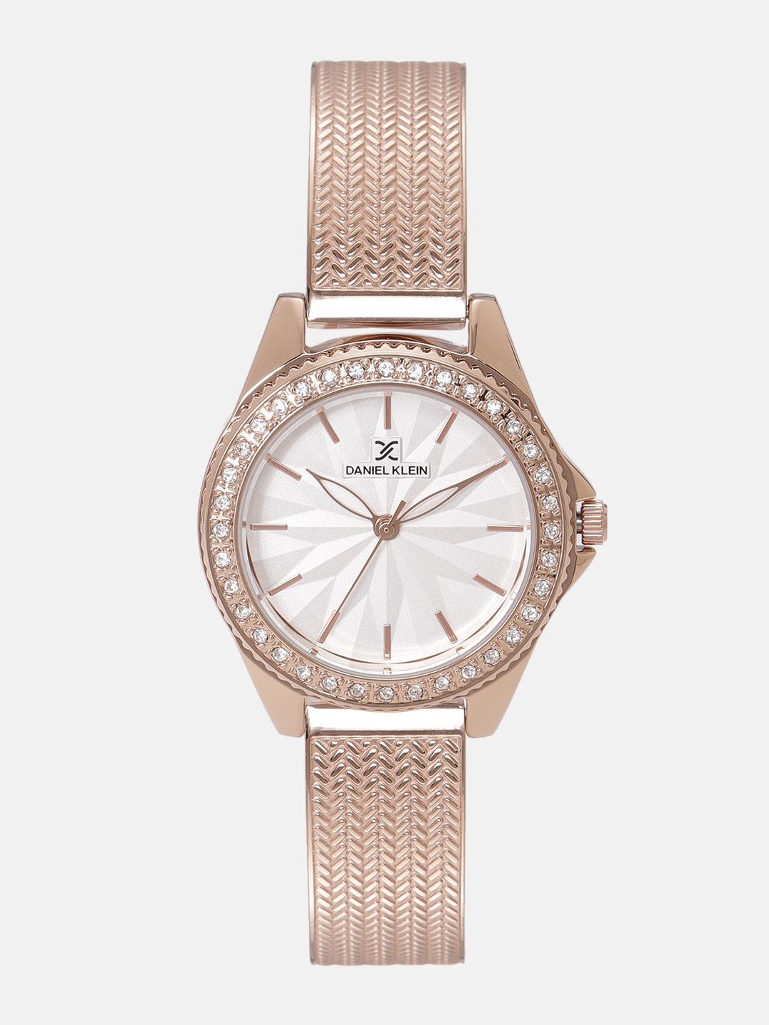 Buy Daniel Klein Women Premium Silver Toned Analogue Watch 12080 2 ...