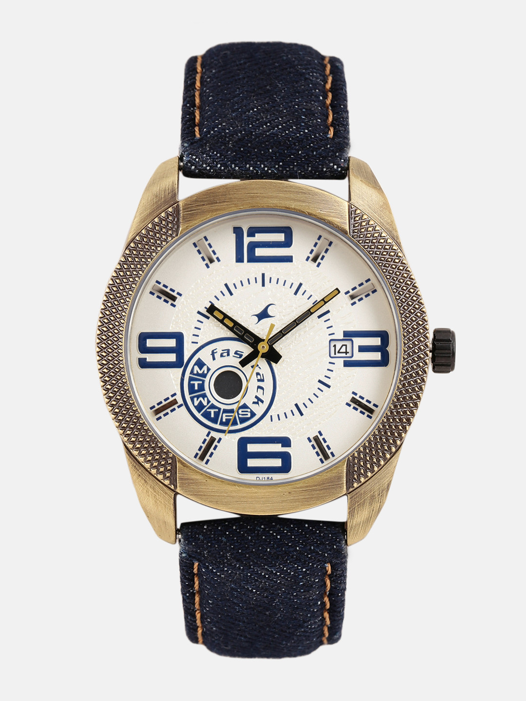 Buy Fastrack Men White The Denim Collection Analogue Watch 3187QL01 ...
