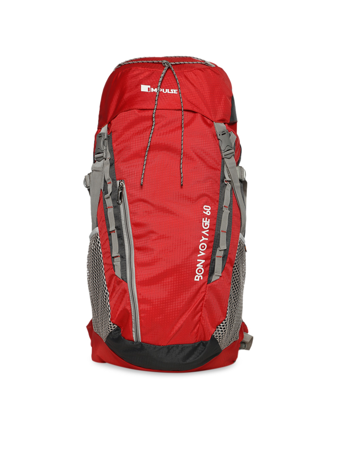 Buy Impulse Unisex Red Bon Voyage 60 Litres Rucksack - Rucksacks for ...