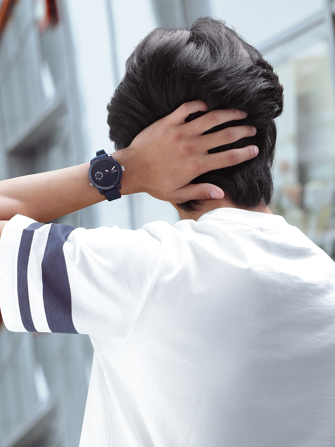 Buy Tommy Hilfiger Men Navy Blue Analogue Watch TH1791325W - Watches ...