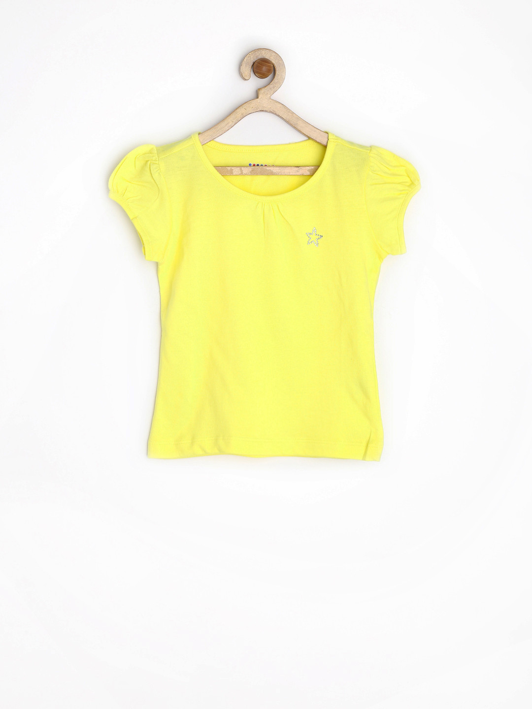 Buy People Essentials Girls Yellow Top - Tops for Girls 984742 | Myntra