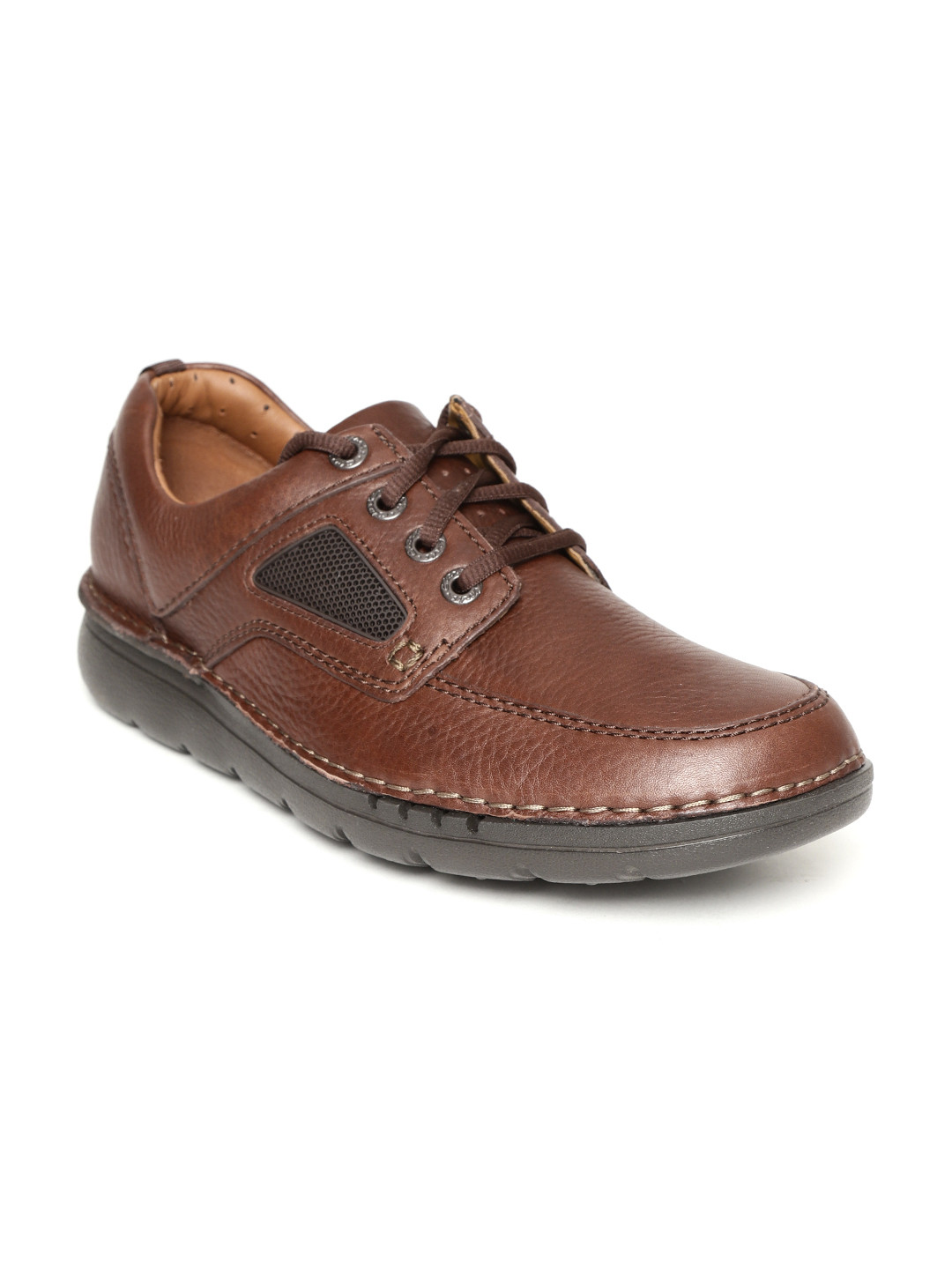 Buy Clarks Men Brown Leather Derbys - Casual Shoes for Men 9849785 | Myntra